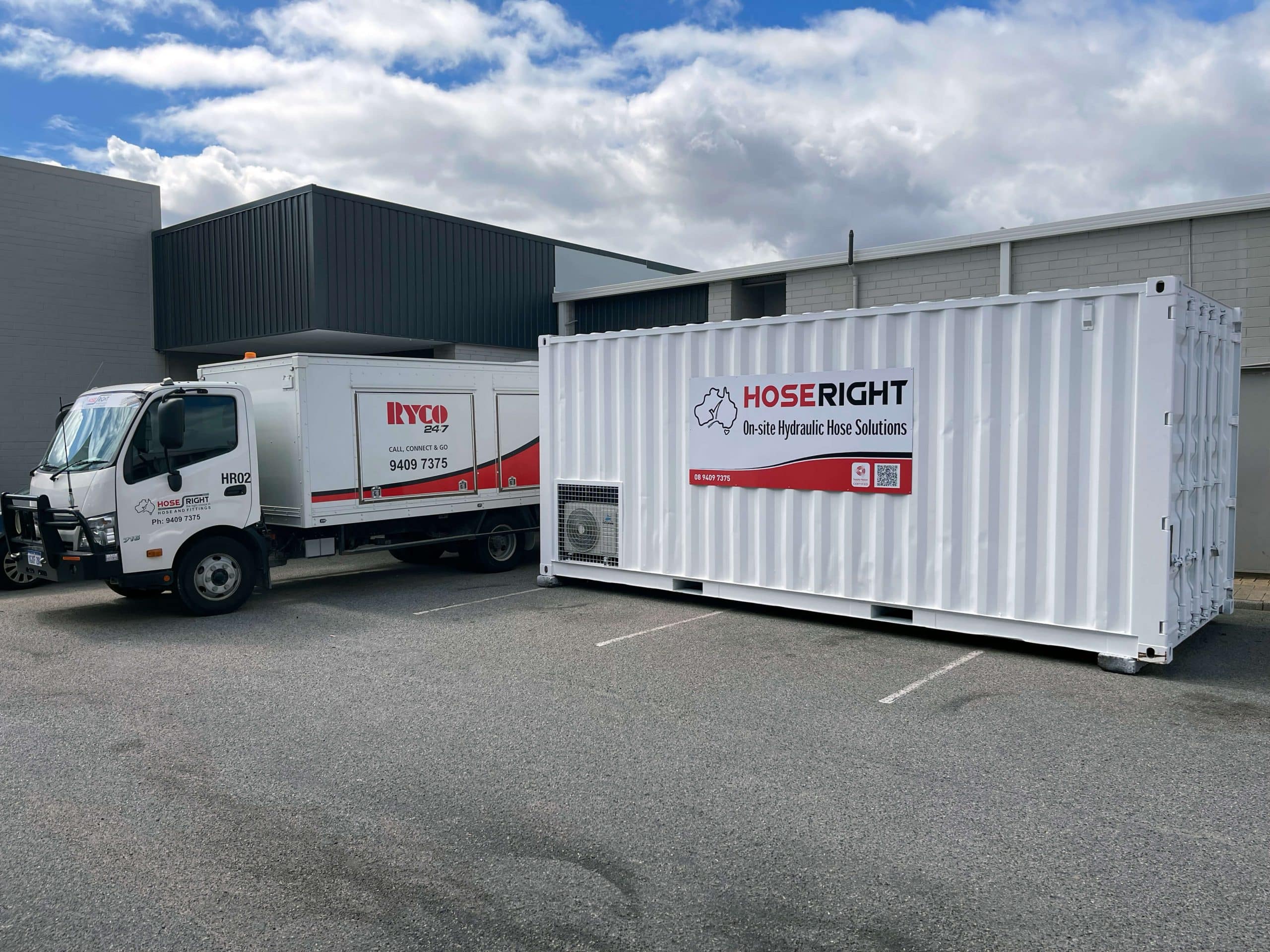 On-Site Hydraulic Hose Containers | Hoseright